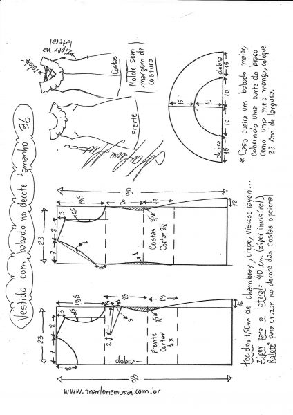 Arquivos diy pattern fill dress - Marlene Mukai